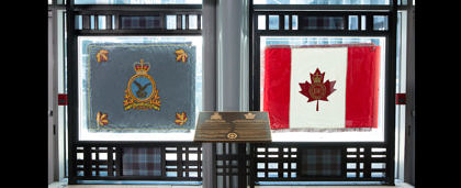Royal Canadian Air Force Colours Display at Scotiabank Arena | mackaywong
